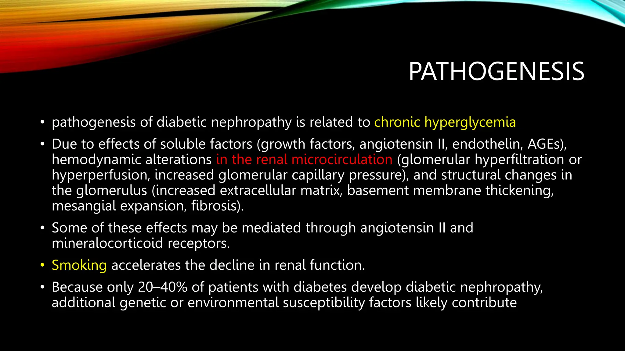 Diabetic nephropathy diagnosis treatment | PPTX