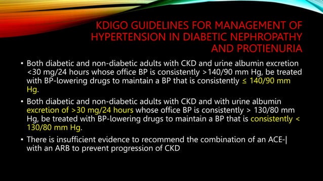 Diabetic nephropathy diagnosis treatment | PPTX