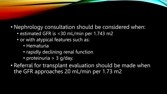 Diabetic nephropathy diagnosis treatment | PPTX