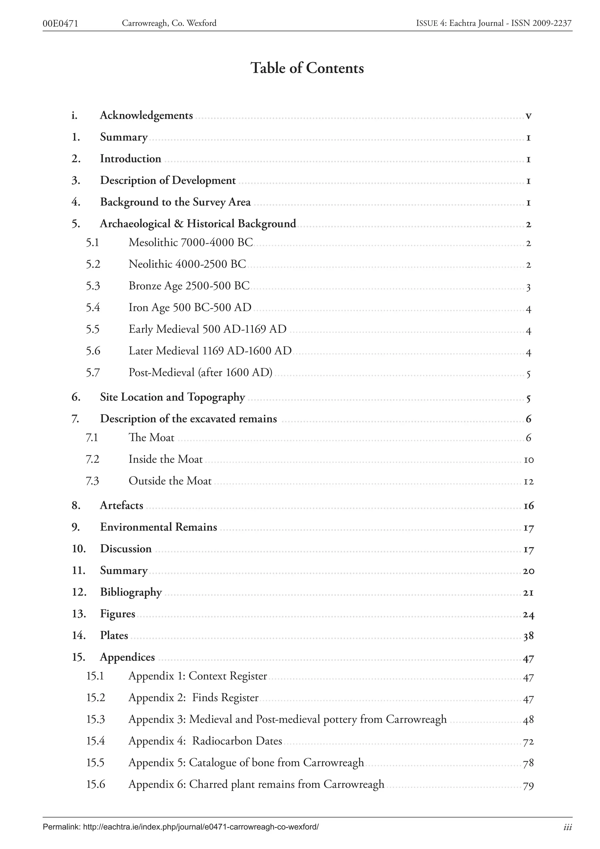 Archaeological Excavation Report E0471 - Carrowreagh, Co. Wexford ...