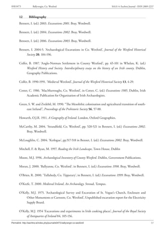 Archaeological Excavation Report E0473 - Ballyvergin, Co. Wexford ...