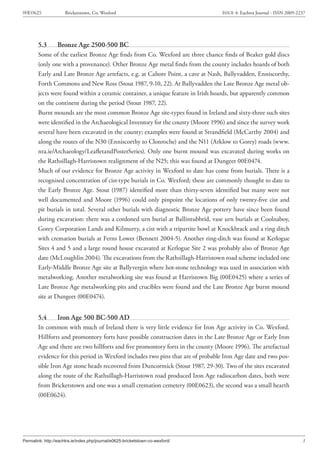 Archaeological Excavation Report E0625 - Bricketstown, Co. Wexford ...