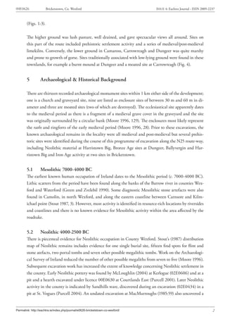 Archaeological Excavation Report E0626 - Bricketstown, Co. Wexford ...