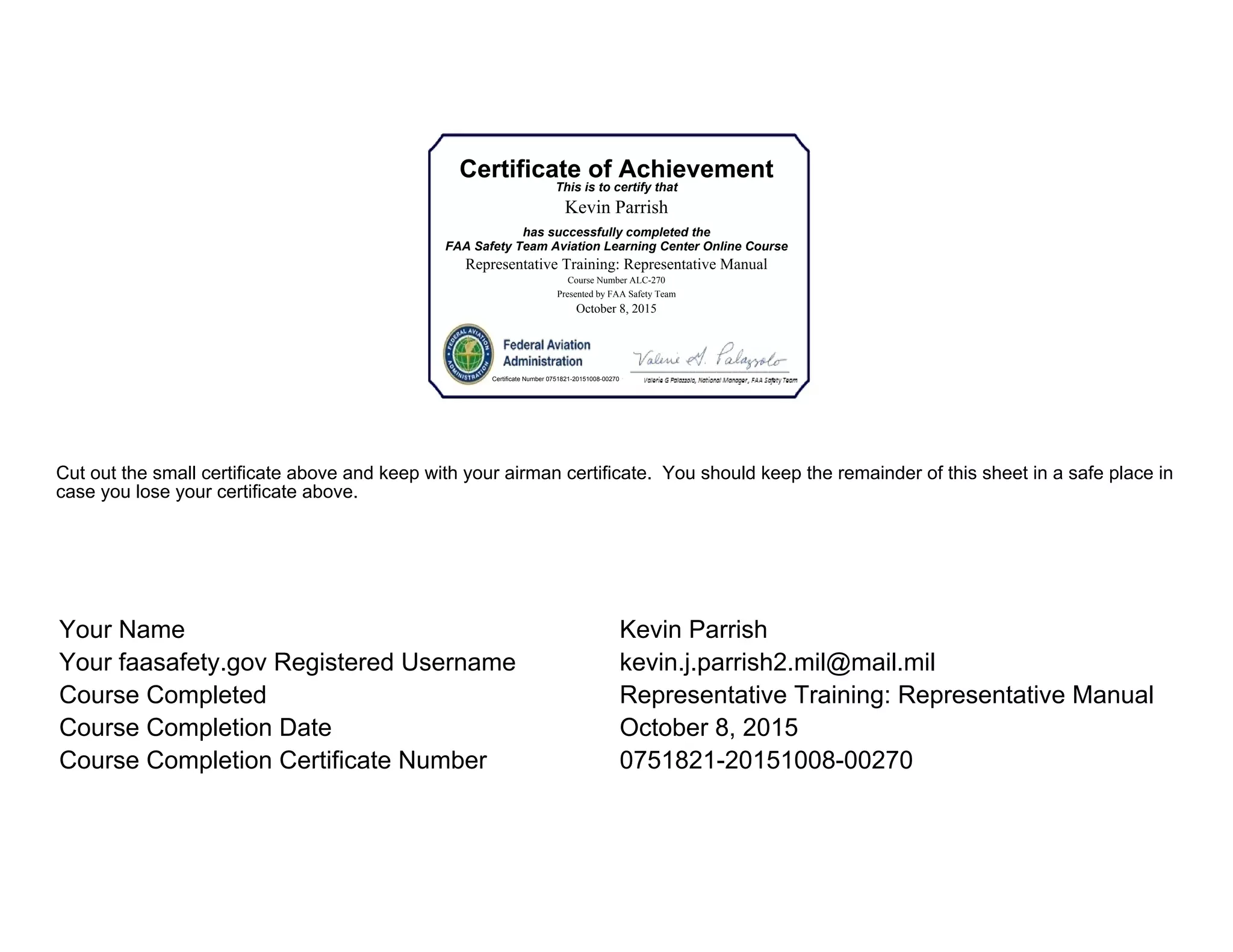 Representative Training of Representative Manual | PPT