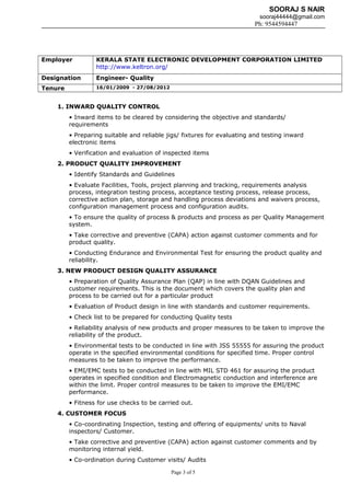 Resume 23-05-16 | PDF