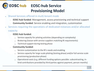 EOSC-hub service portfolio | PPT