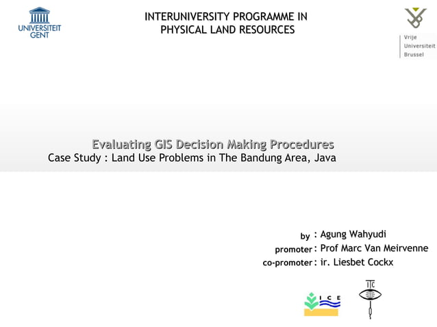 Evaluating GIS-DM procedures | PPT