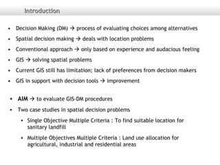 Evaluating GIS-DM procedures | PPT