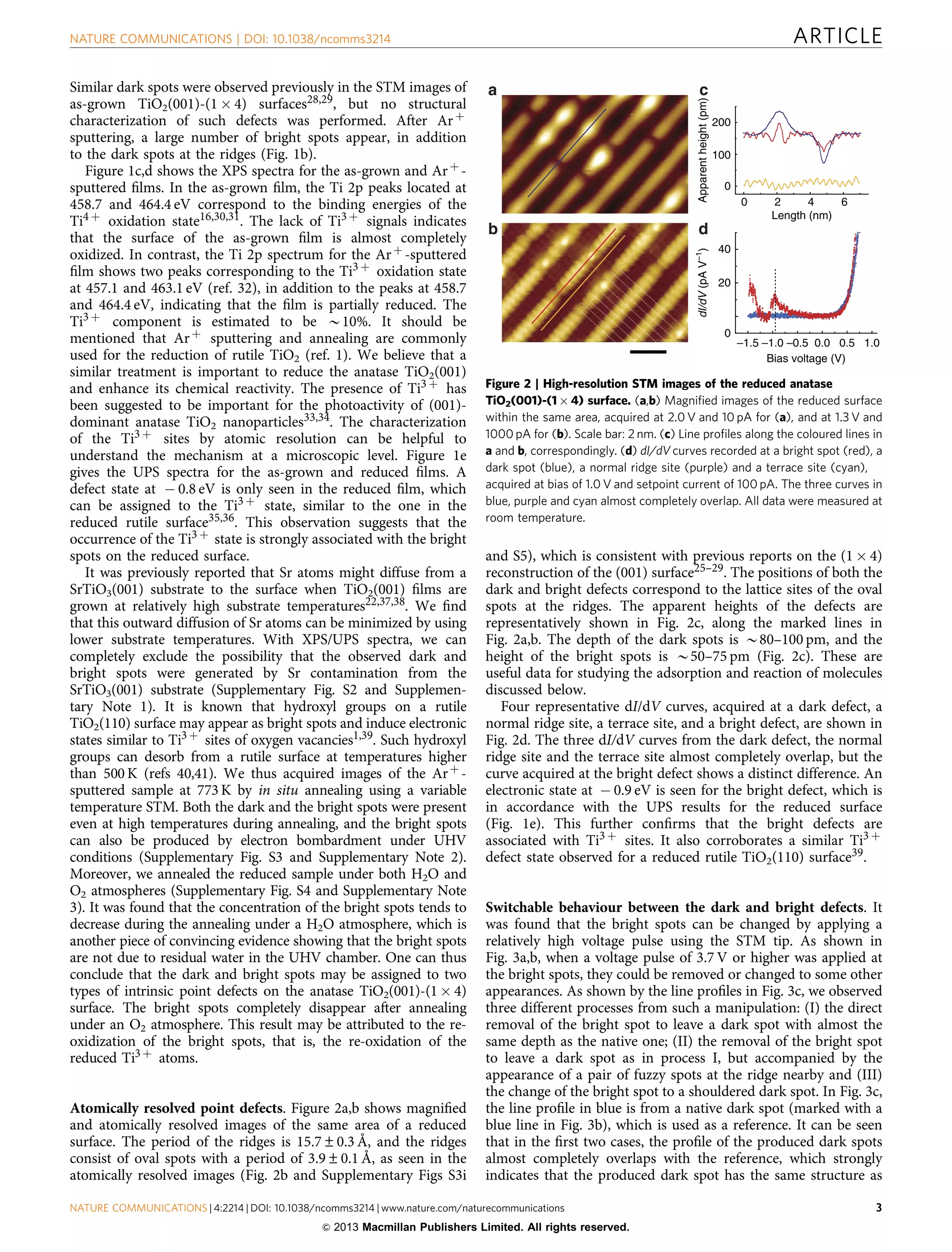 Role of point defects on the reactivity of reconstructed anatase ...