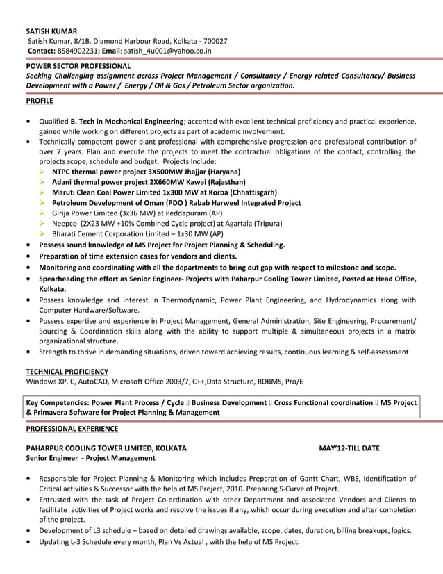 Satish Resume (21062016) | DOC