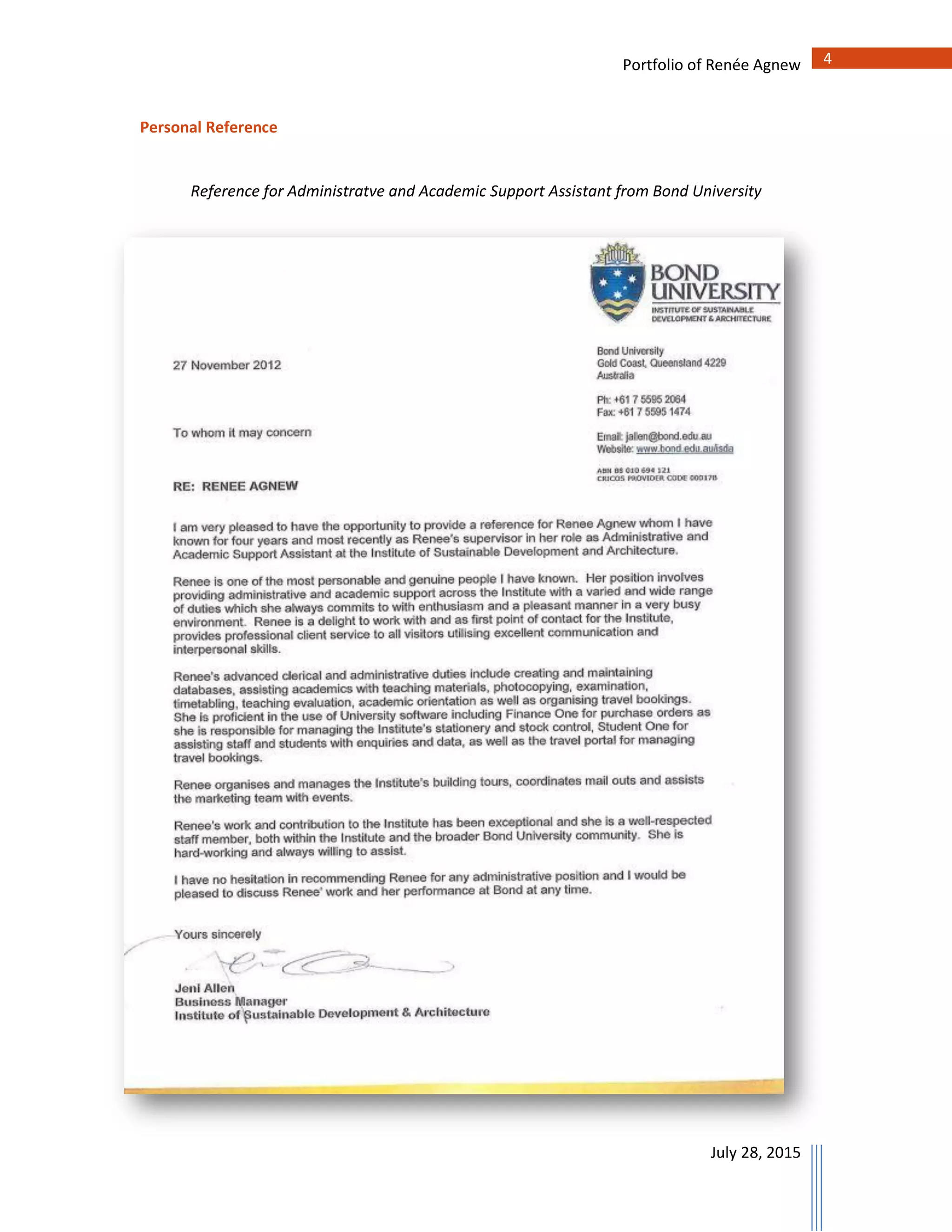 Portfolio Renee Agnew | PDF