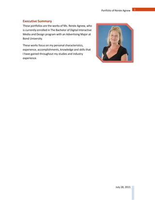 Portfolio Renee Agnew | PDF | Graphics Software | Computer Software and ...