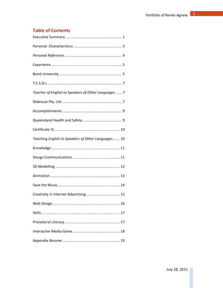 Portfolio Renee Agnew | PDF | Graphics Software | Computer Software and ...