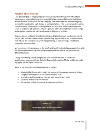 Portfolio Renee Agnew | PDF | Graphics Software | Computer Software and ...