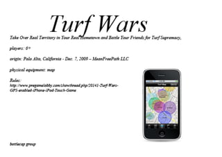 Traditional and pervasive games -- examples | PDF