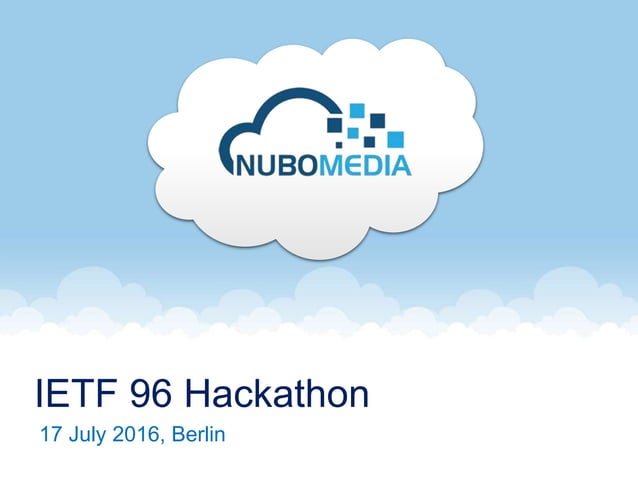 Nubomedia IETF96 hackathon - The platform | PPT