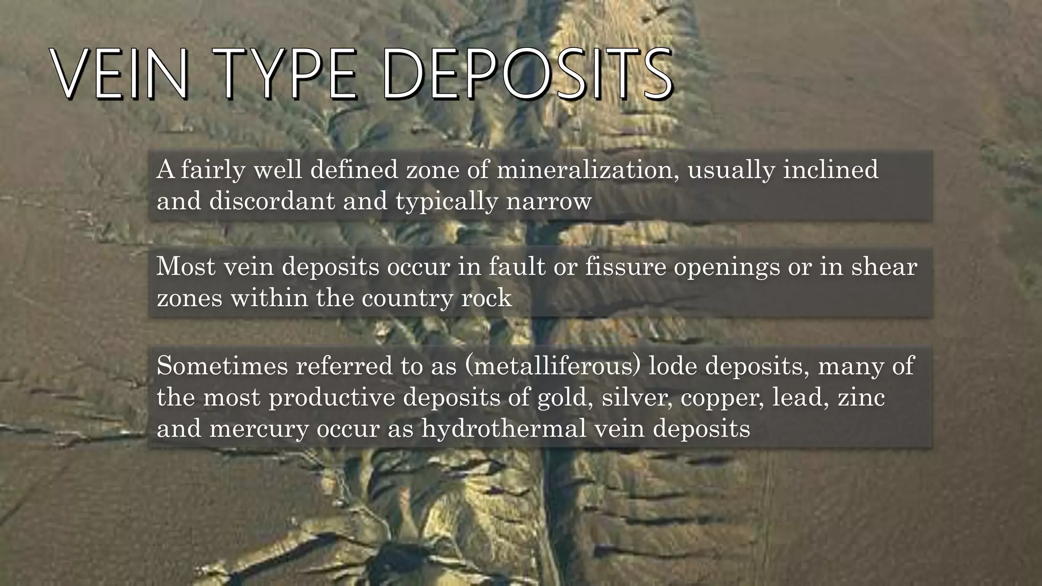 Hydrothermal Ore Deposits: A DISCUSSION | PPTX