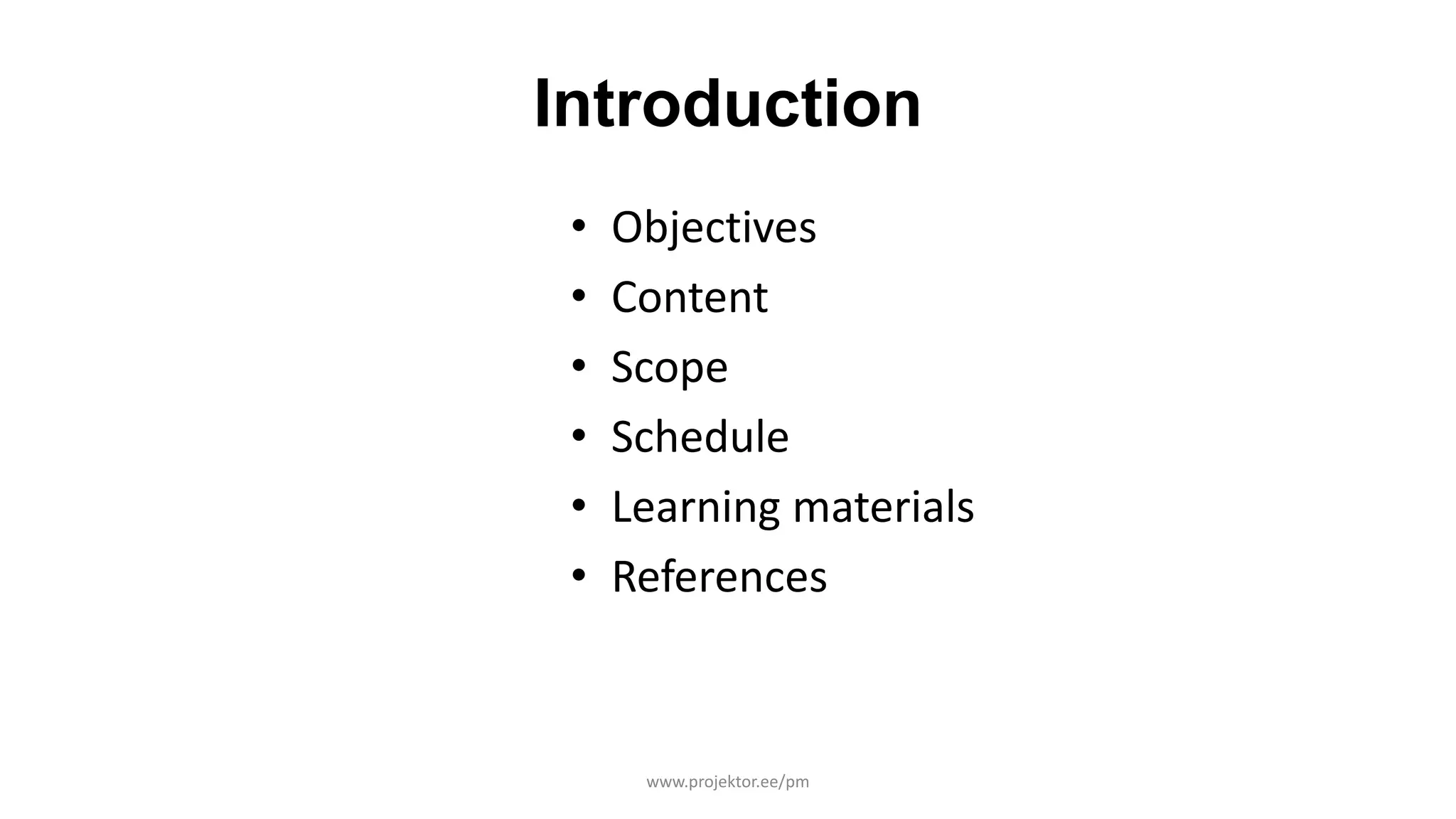 Introduction to the Project Management | PPTX