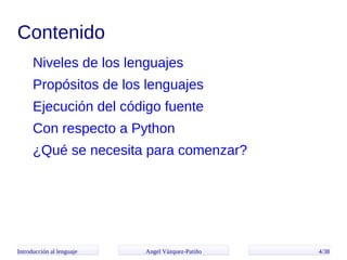 Introducción al lenguaje de programación Python | PDF