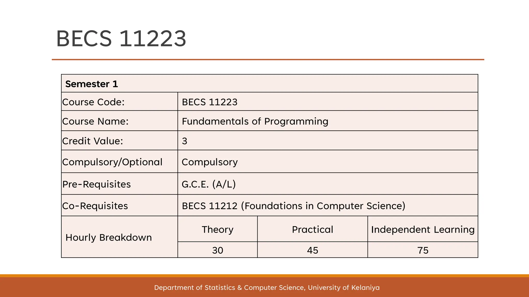 foundations of computer science BECS 11223 | PDF