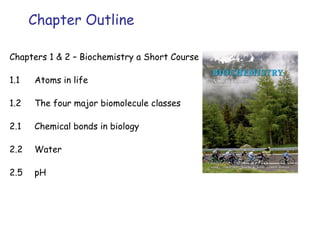 00 Introduction to to biochemistry science | PPTX