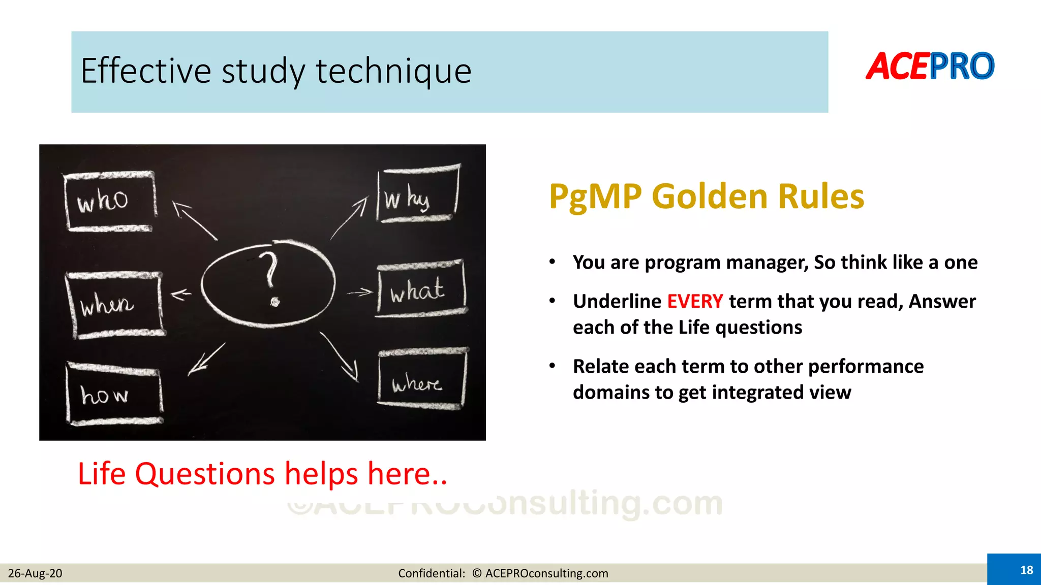 PMI-PgMP (Program Management Professional) Approach and plan | PDF