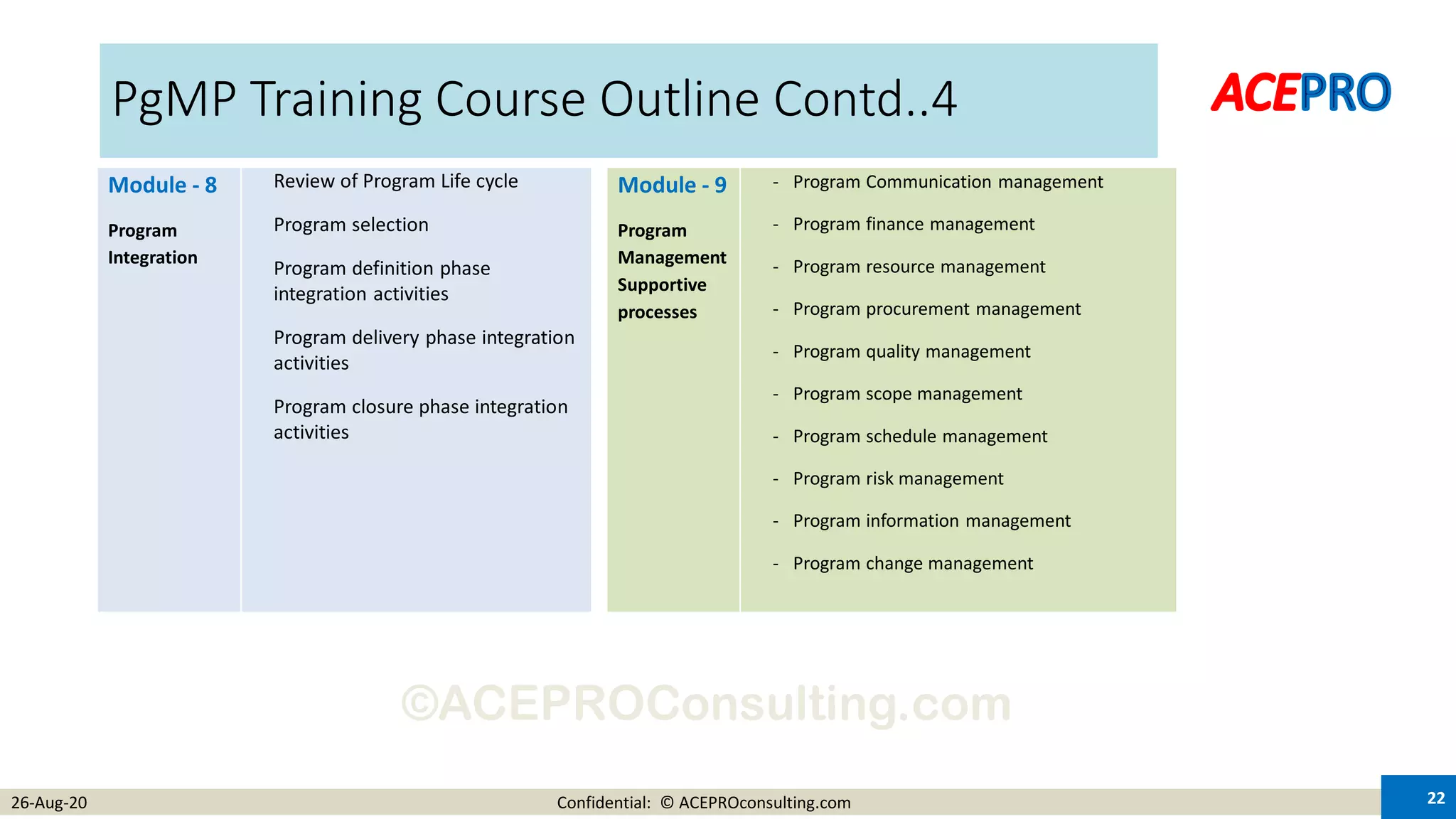 PMI-PgMP (Program Management Professional) Approach and plan | PDF