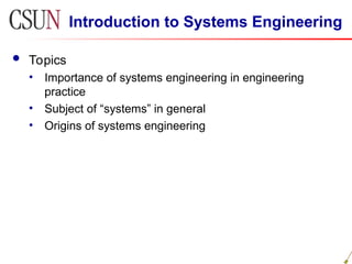 00 Introduction to Systems Engineering.ppt