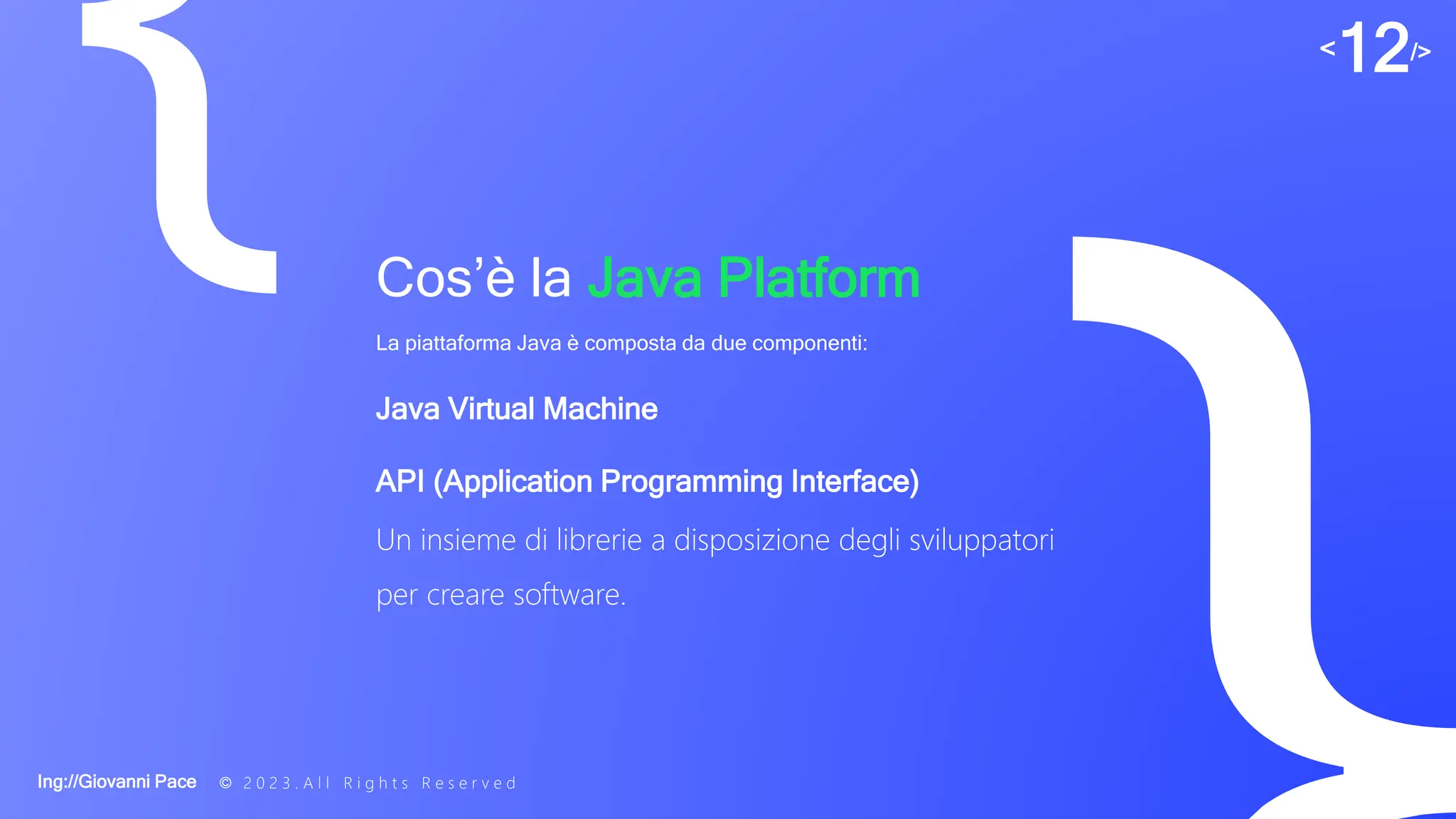 Introduzione al java | PPTX
