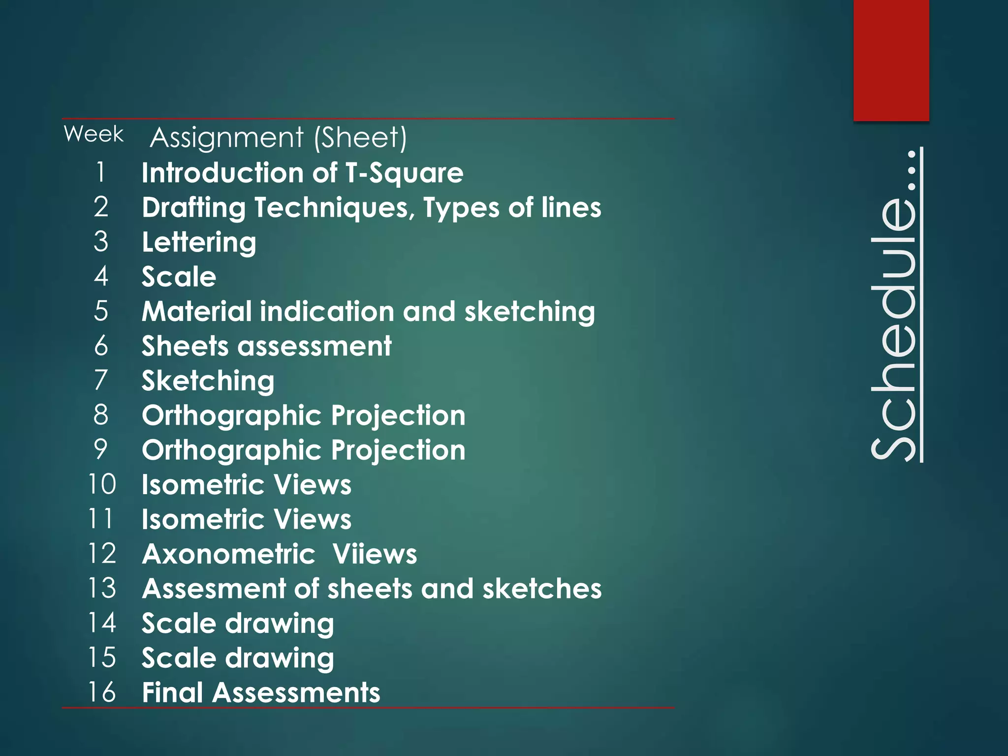 Inrto to Architectural Drawing and Graphics I | PPTX