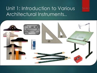 Inrto to Architectural Drawing and Graphics I | PPTX