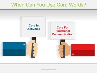Intro to the Core Word Classroom | PDF