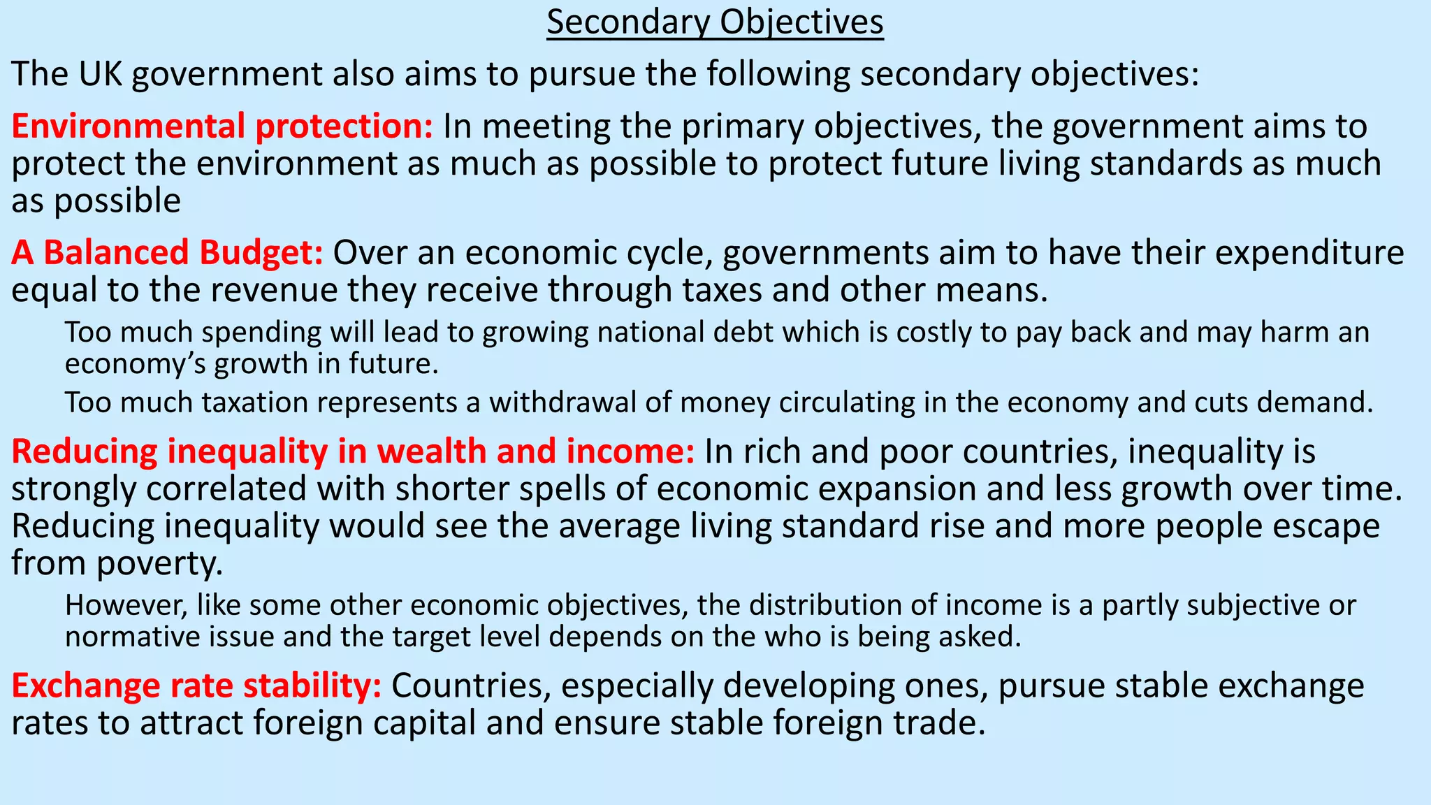 Intro to Macroeconomic Objectives | PPTX