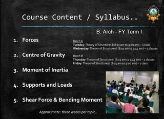00 Intro to Theory of Structures | PPTX