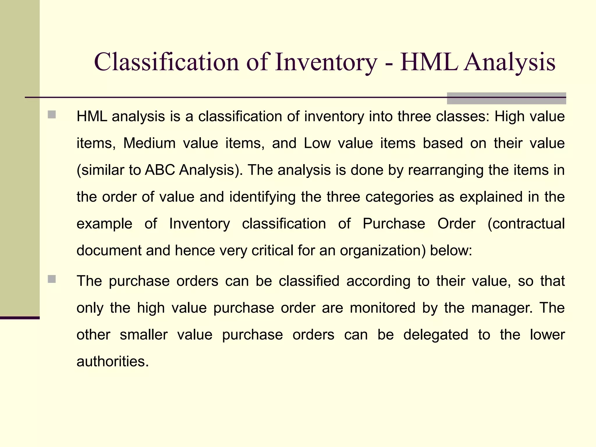 inventory management | PPT