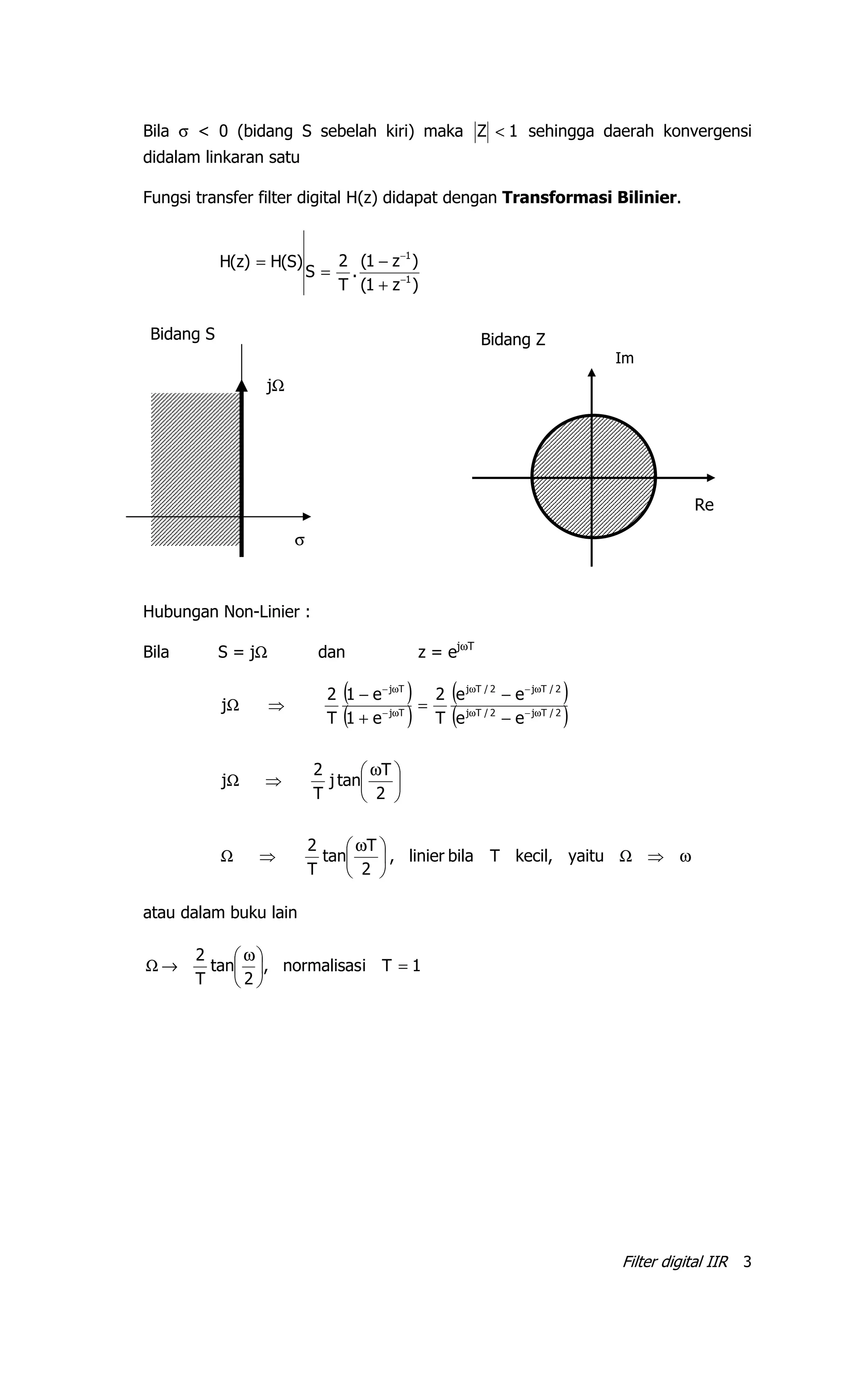 Design Filter IIR | PDF