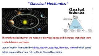 Classical Mechanics-MSc | PPTX