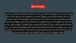 Tragic Hero in William Shakespeare's King Lear | PPT