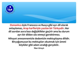 00 osmanlıca nedir | PPT