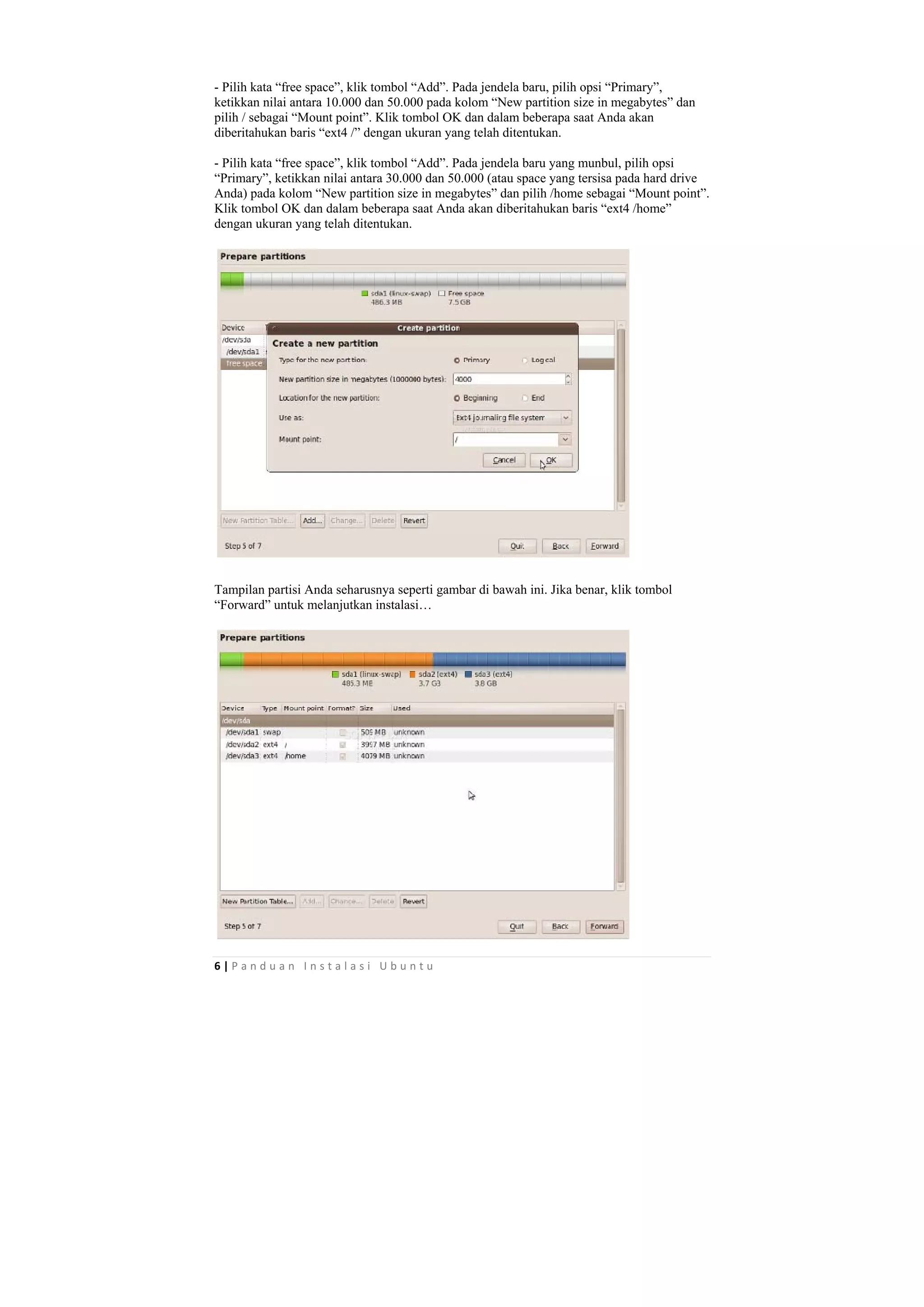 00 panduan instalasi ubuntu | PDF
