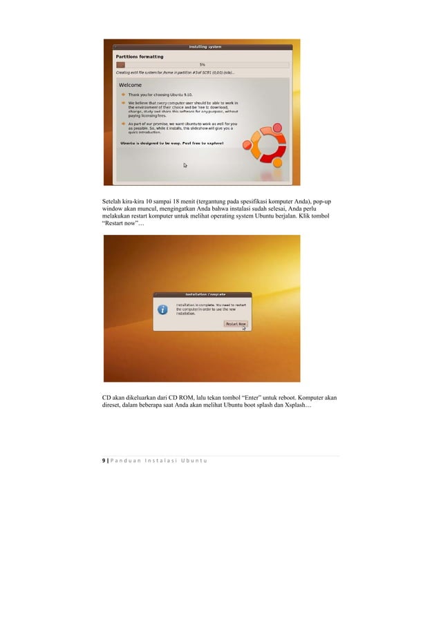00 panduan instalasi ubuntu | PDF