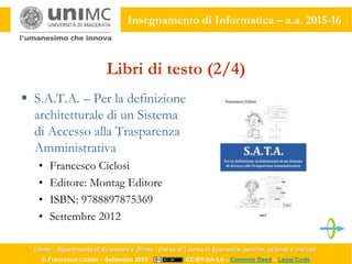 MODULO 00 - Presentazione del corso | PPT