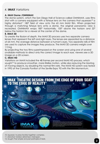 IMAX: A Brief Introduction | PDF