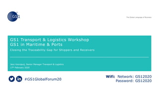 GS1 in maritime and ports | PDF