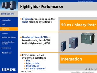 S7-300 PLC PRESENTATION FOR ENGINEERS AND TECHNICIANS | PPT