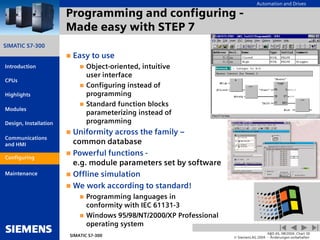 S7-300 PLC PRESENTATION FOR ENGINEERS AND TECHNICIANS | PPT