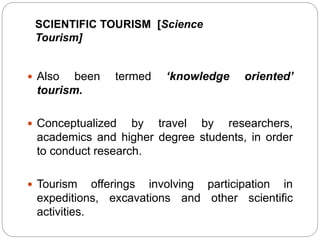 scientific tourism | PPT