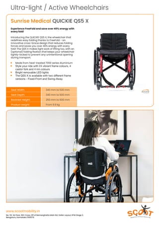 SCOOT, Wheelchairs, Seating and Mobility Aids | PDF