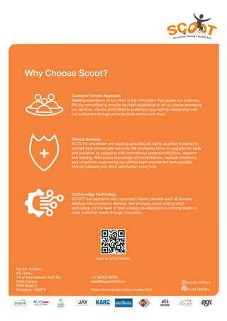 SCOOT, Wheelchairs, Seating and Mobility Aids | PDF