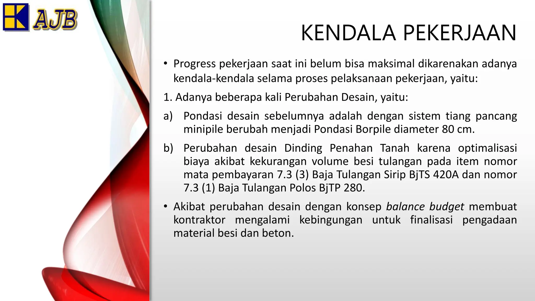 show cause meeting perubahan pondasi NEW | PPTX